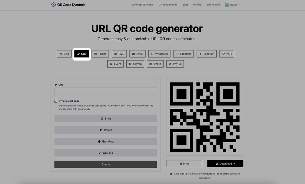 How to Get a Dynamic SMS QR Code