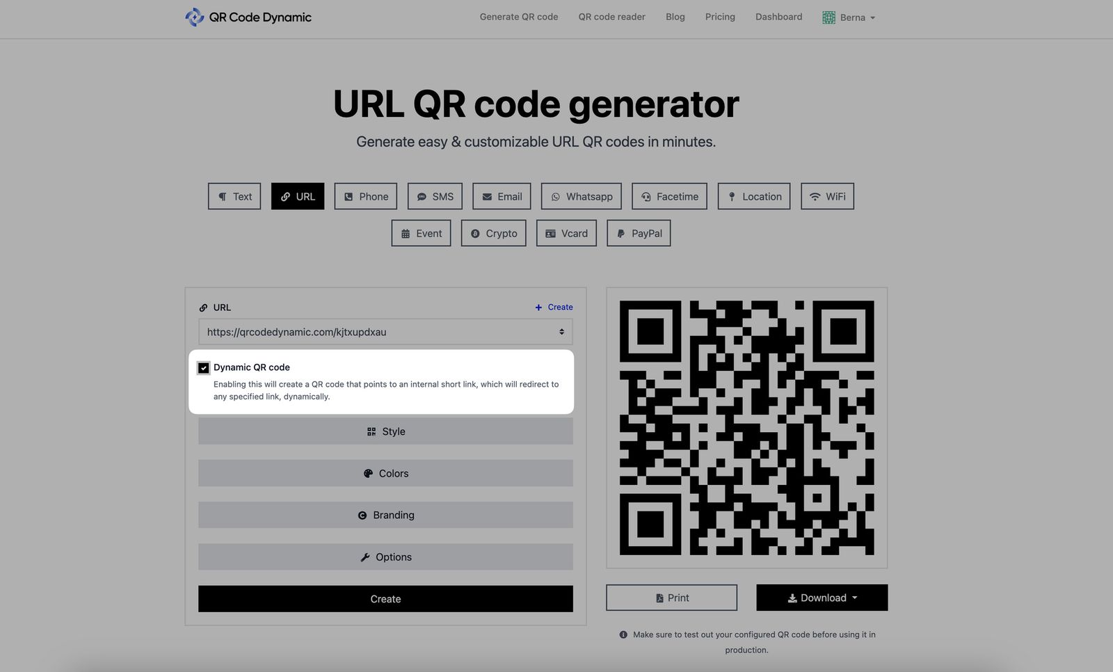 How to Get a Dynamic SMS QR Code