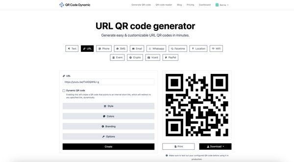 How to Make a QR Code for A YouTube Video (Quick Guide)