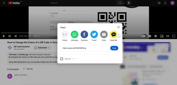How to Make a QR Code for A YouTube Video (Quick Guide)