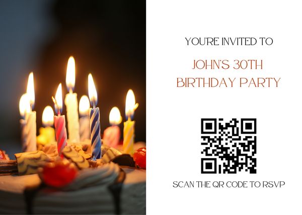 Guide to Print Birthday Invitations with QR Code (Templates)