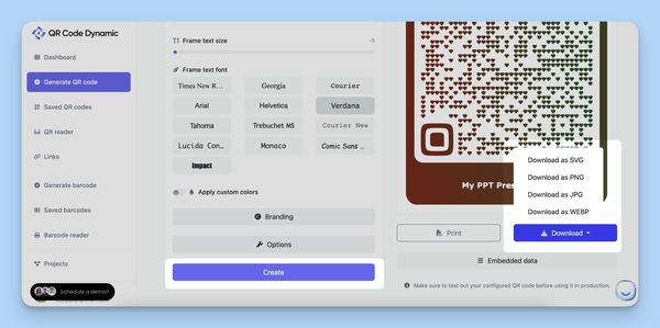 How to Create a QR Code for a PowerPoint Presentation?